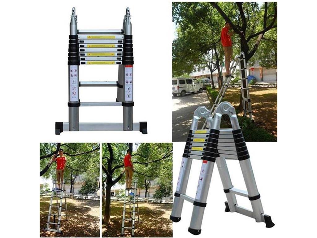 Telescopische Klapladder 5 Meter Kopen | Gereedschappen en Machines