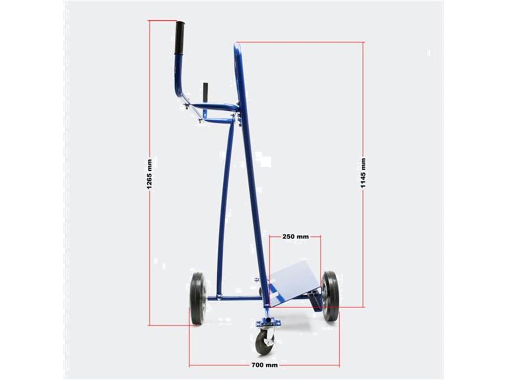 Platenwagen Platenkar Magazijnkar Tot 340 Kg met 4 Wielen Kopen | Heftrucks