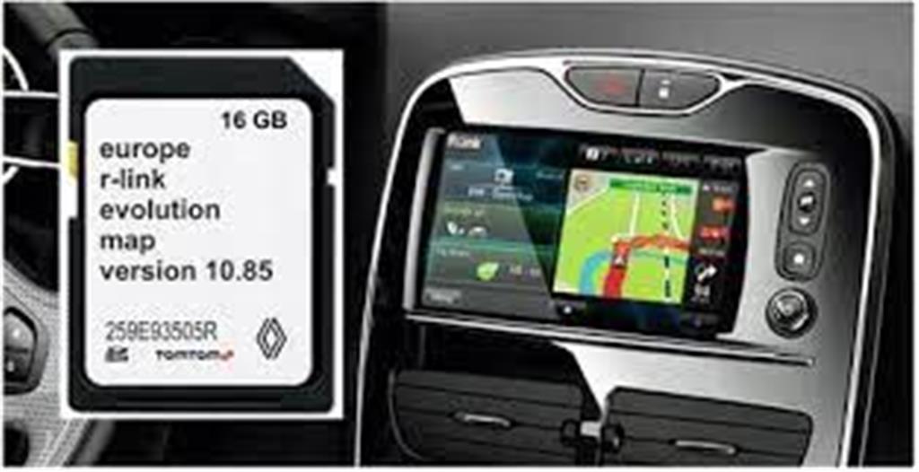 Renault R-LINK Navigatie SD Kaart EUROPA 2022-2023 Kopen | Navigatie ...