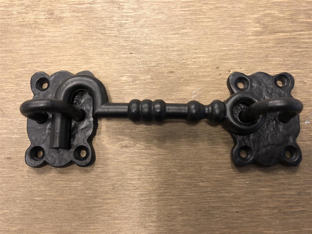 Cabine Haak - deurHaak - Smeedijzer - Zwart - Medium Kopen | Materialen ...
