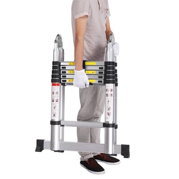 Telescopische Klapladder 5 Meter Kopen | Gereedschappen en Machines