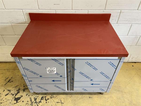 RVS Polyethylene PE WerkKast Kast Snijtafel 2 Klapdeuren 110 KoPen ...