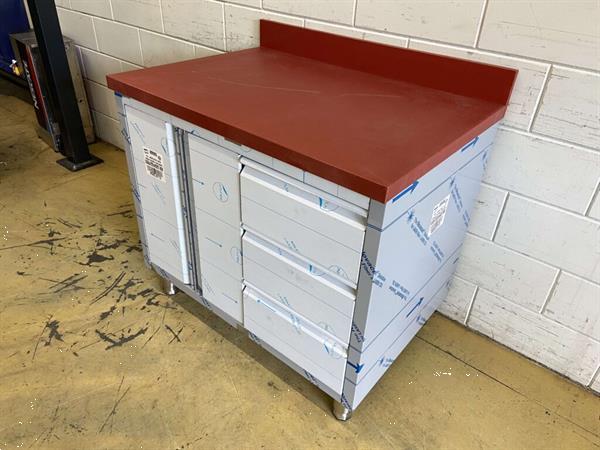 RVS Polyethylene PE WerkKast Kast Snijtafel 2 Klapdeuren en KoPen ...