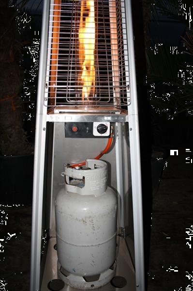 Pyramide Heater/Flame-HeaterRVS/Tuinhaard Kopen | Terrasverwarmers